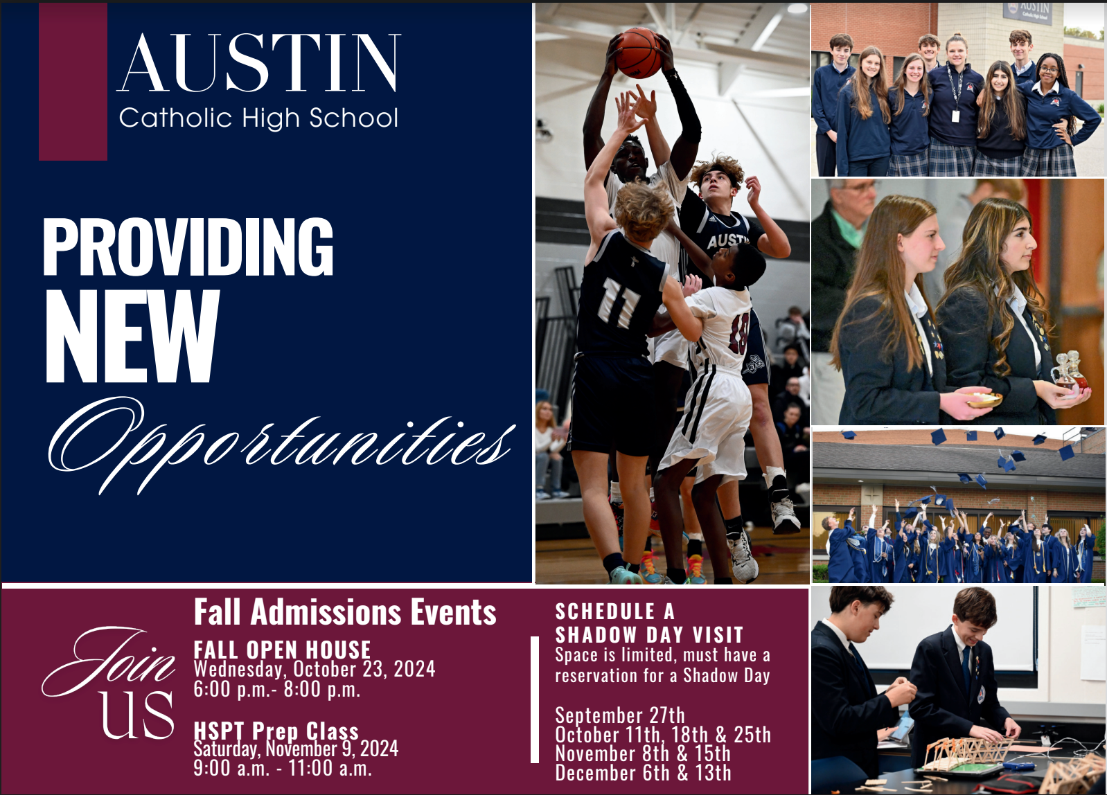 Austin Catholic High School | Minds to Lead – Hands to Serve – Hearts ...